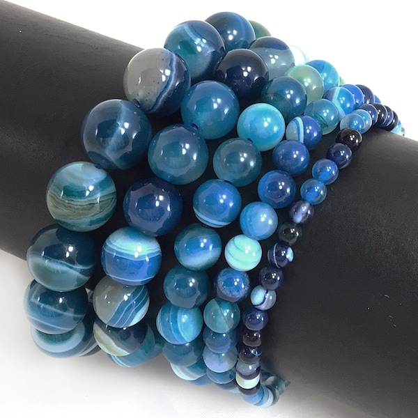 Shades of Blue Beads - Etsy