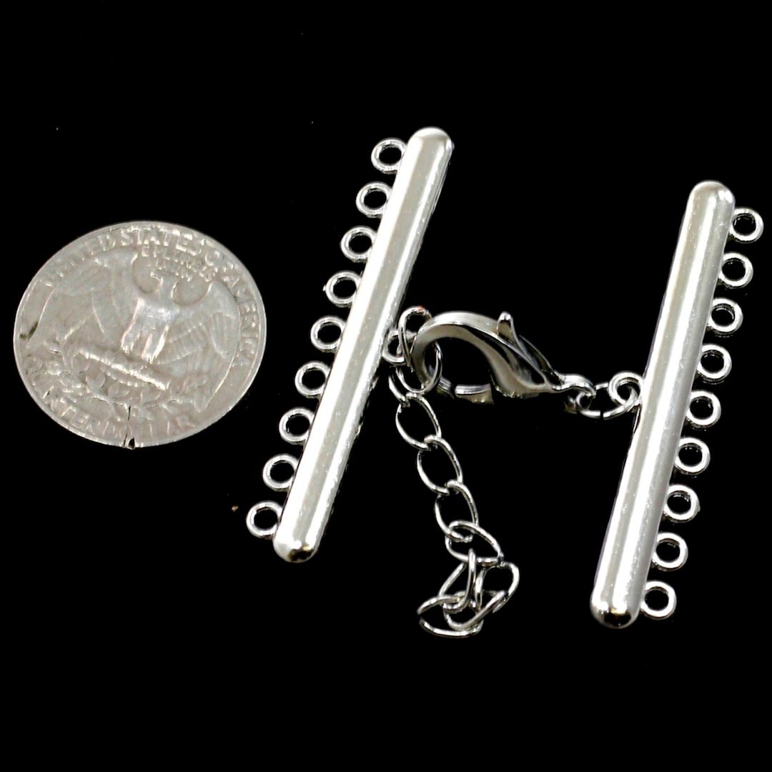 9 Multi-strand Clasp Necklace Clasp Detangler Clasp 47mm Bar Strand ...