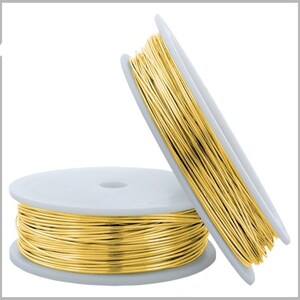 14K Gold Filled Wire Solid Round Half Hard Round 16ga 18ga 20ga 22ga ...