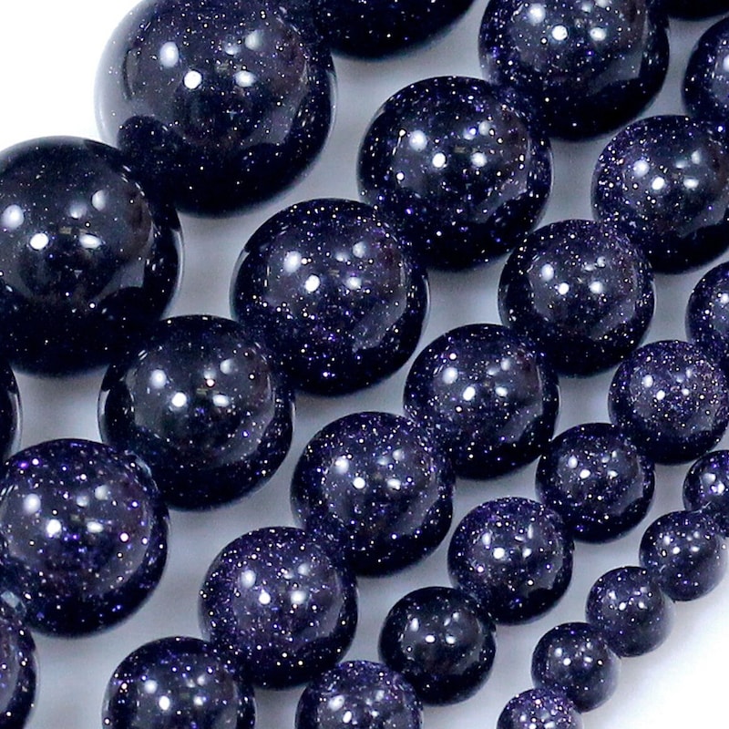 Blue Goldstone - Etsy