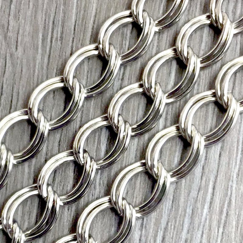 Double Link Chain - Etsy