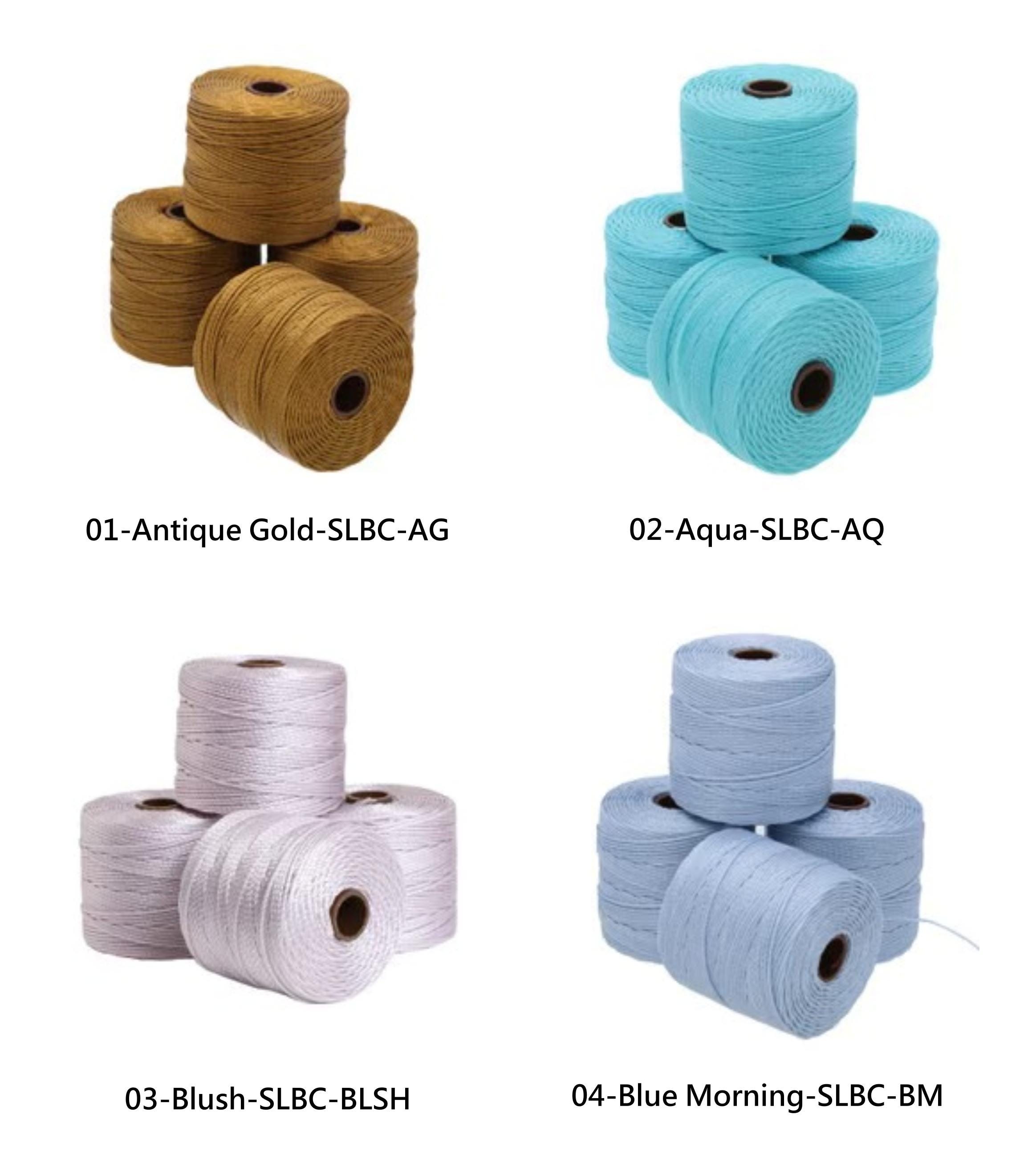 Beadsmith S-LON Bead Cord • ONE Spool per Bag 77 Yards Each 50 Color ...