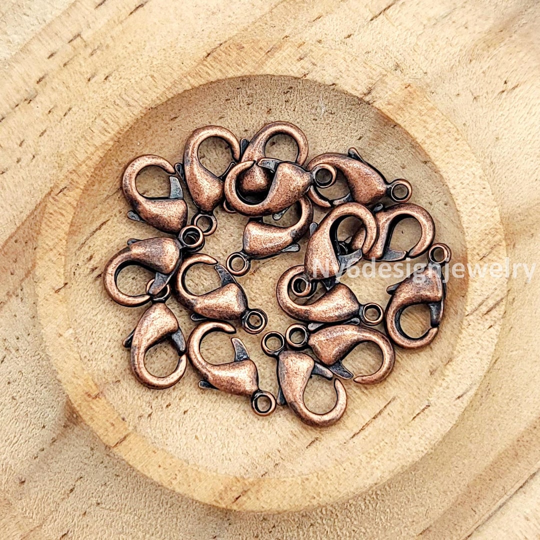 Antique Copper Lobster Clasps – Jewelry Making Supplies, 10-20mm - Etsy