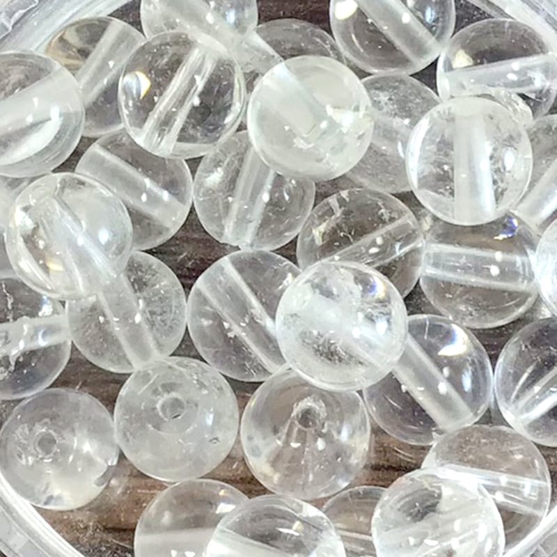Clear Glass Beads - Etsy