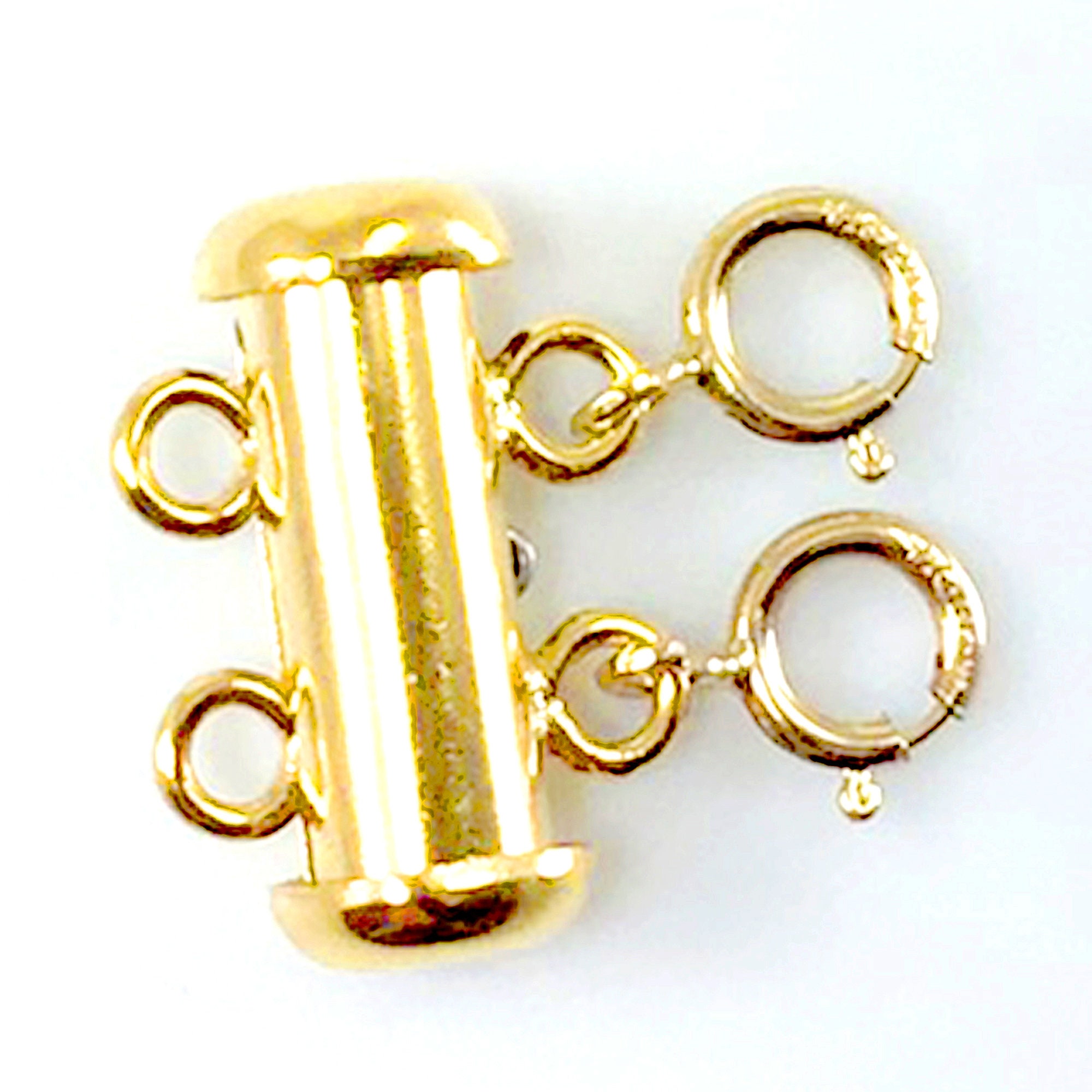 14K Gold Filled Bar Clasp Gold Layering Necklace Clasp | Etsy