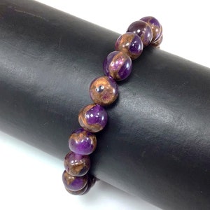 Purple Variscite Impression Cloisonne Jasper Copper Vein Stretch ...