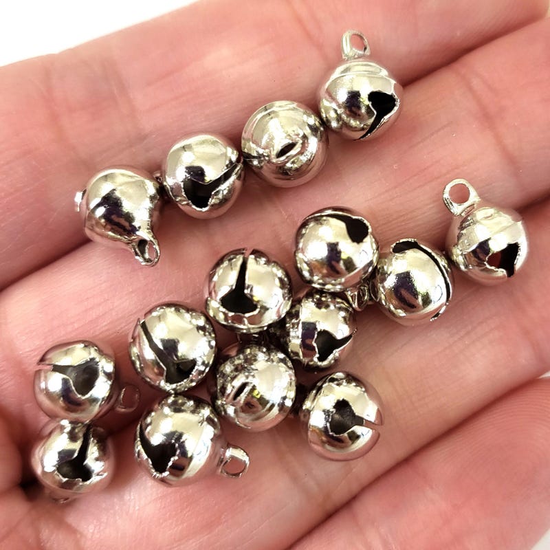 Tiny Bell Charm - Etsy