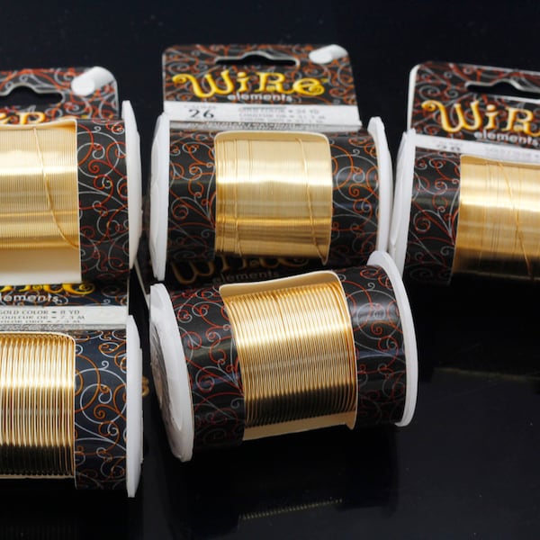 22 Gauge Gold Wire - Etsy
