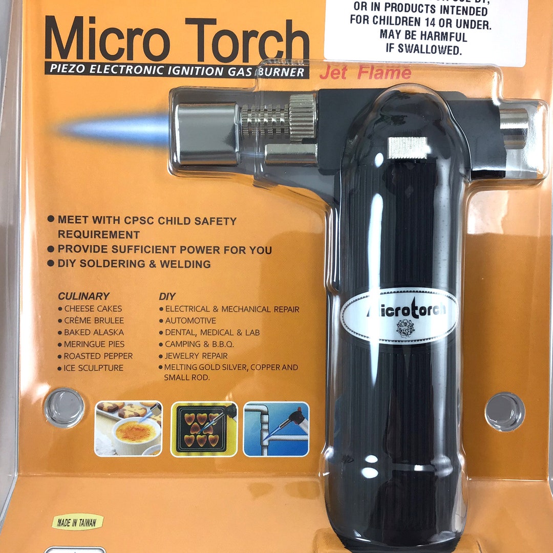 Micro Torch Refillable Butane Torch Large Flame Jewelry Repair - Etsy