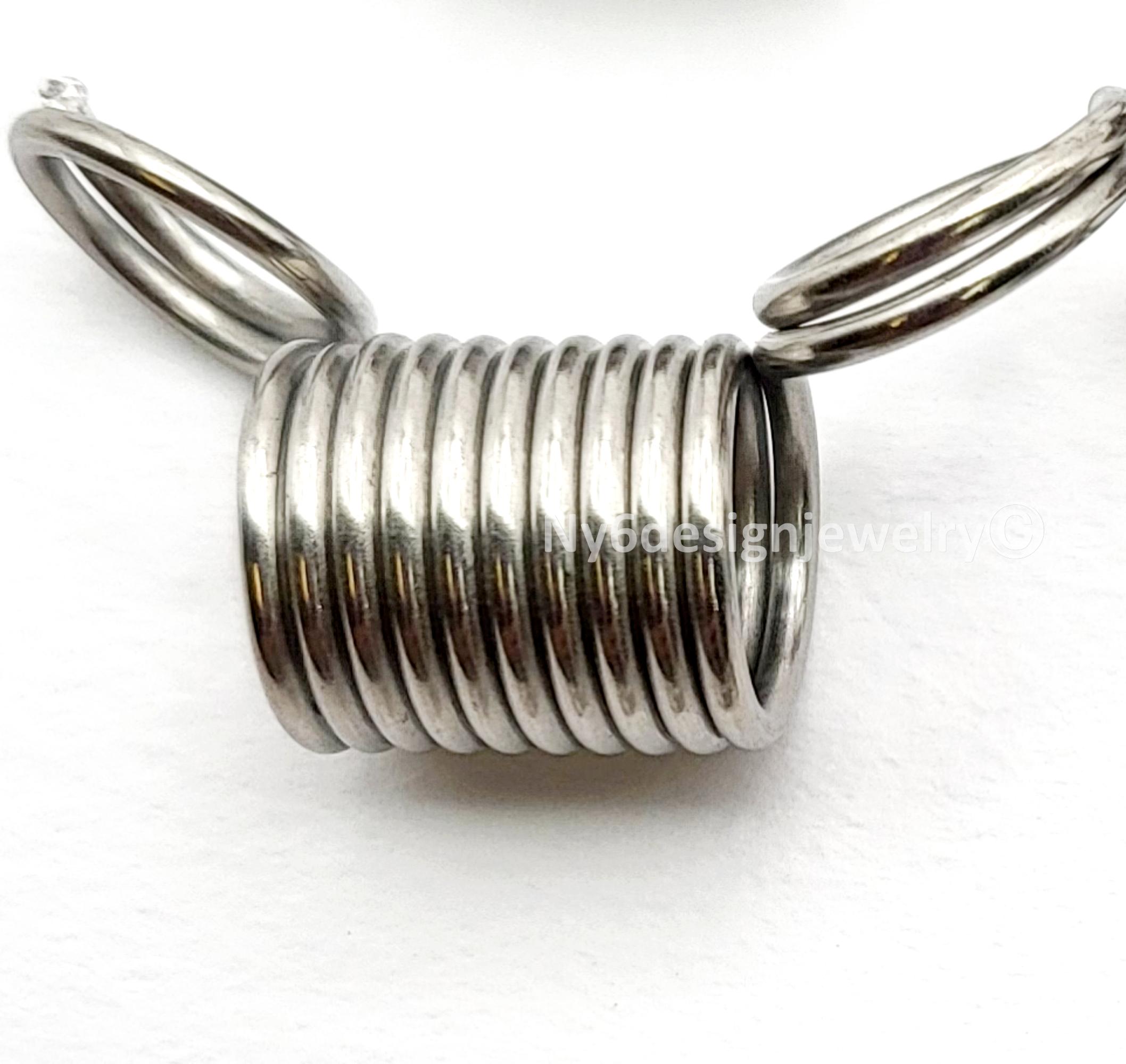 Bead Stoppers Combo Pack – Stainless Steel Spring Clamps 8pcs (4 Small ...