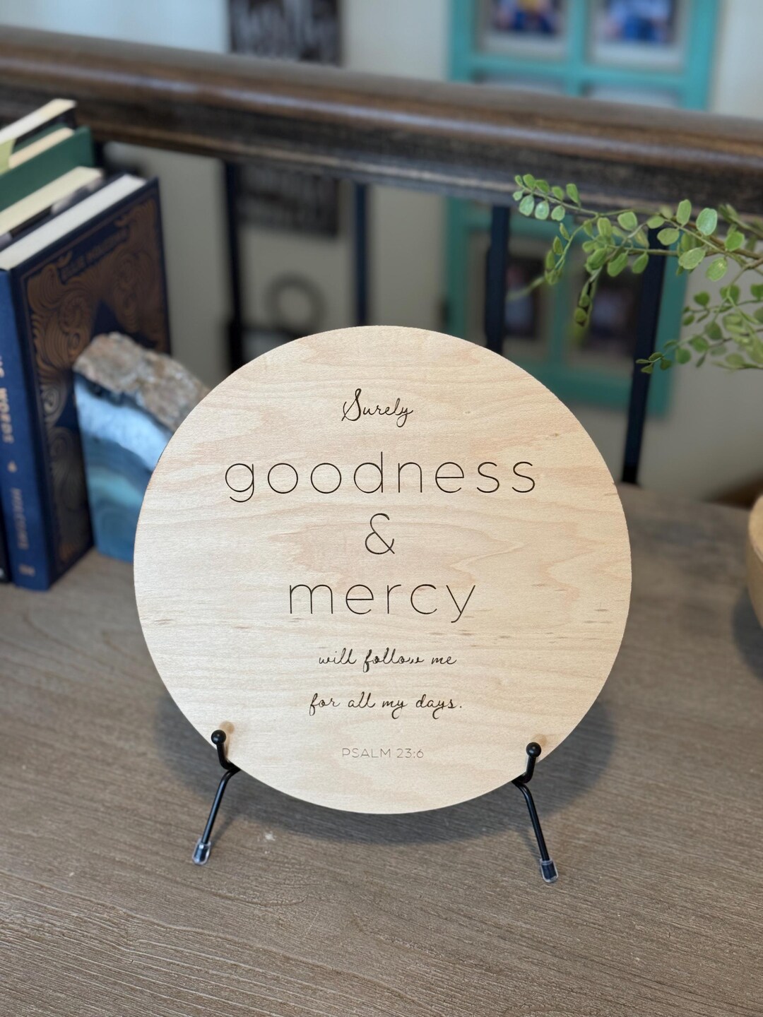Psalm 23 9-inch Round Sign - Etsy