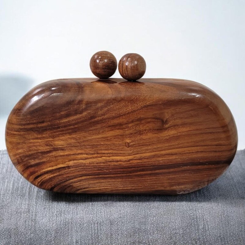 Wood Clutch - Etsy