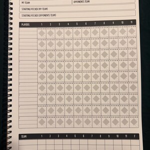 The Simple Scorebook Large-print Edition – 30-game Baseball Scorecard ...