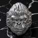 Handcrafted Gorilla Head Ring for Men – Wild Animal Monkey King Design ...