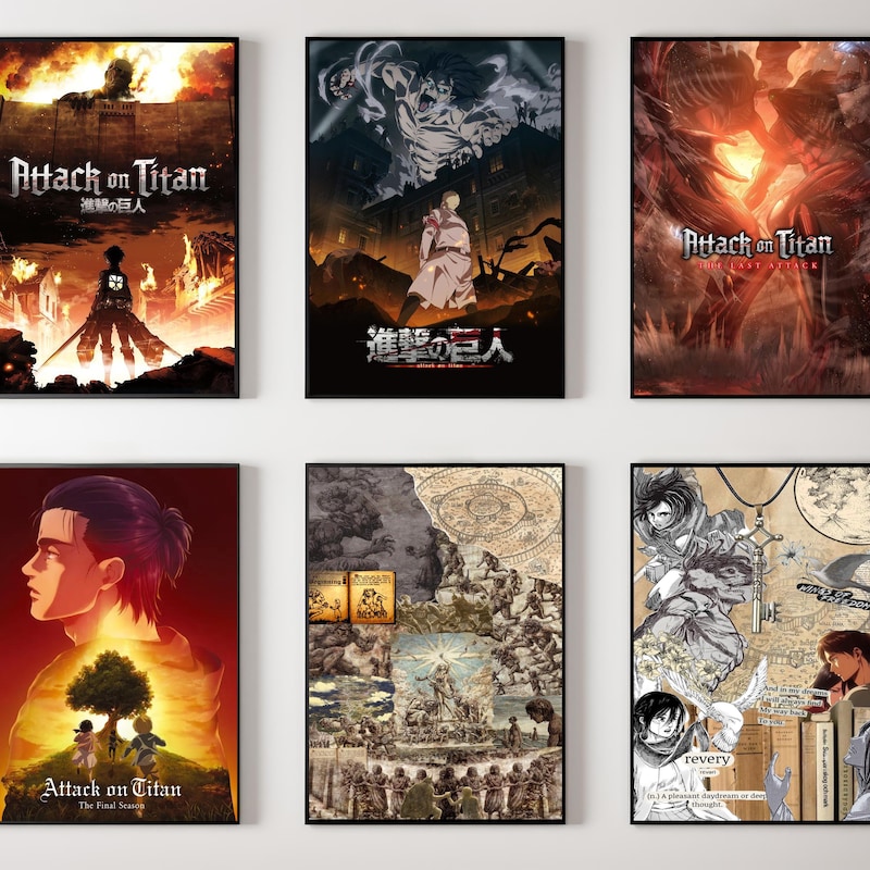 Attack on Titan Poster - Etsy