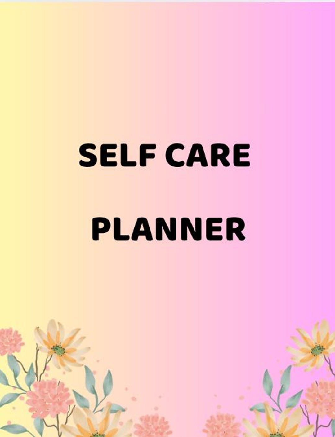 Digital Self Care Planner - Etsy