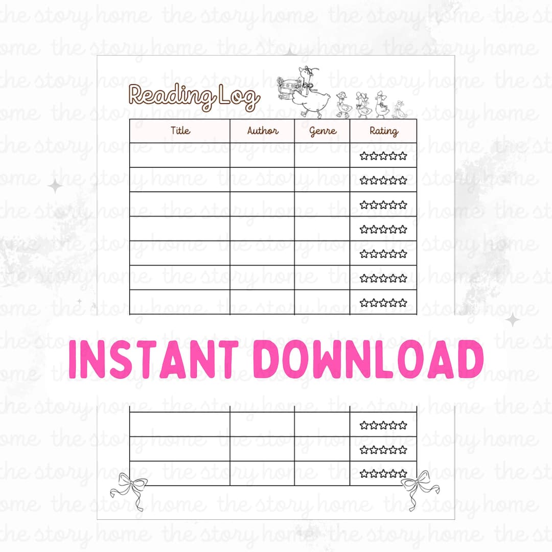 Kids Book Reading Tracker, Book Tracker, Reading List Journal, Book ...