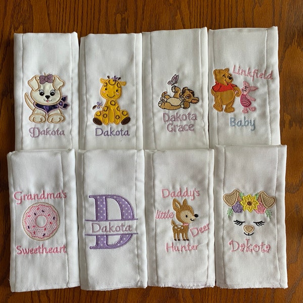 Custom Burp Cloth - Etsy