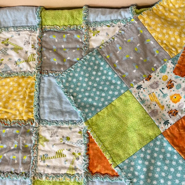 Baby Rag Quilt - Etsy