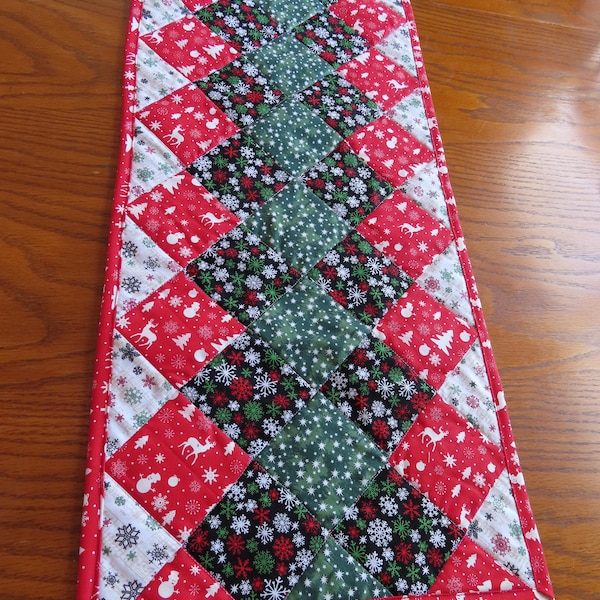 Quilted Christmas Table Runner (You'll Love) - Etsy