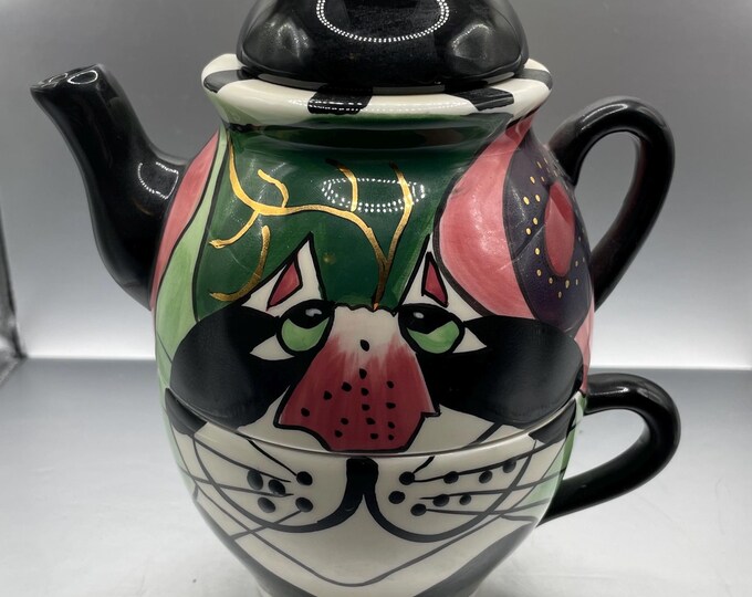 SWAK (signed With a KISS) Tea for One Tea Set - Etsy