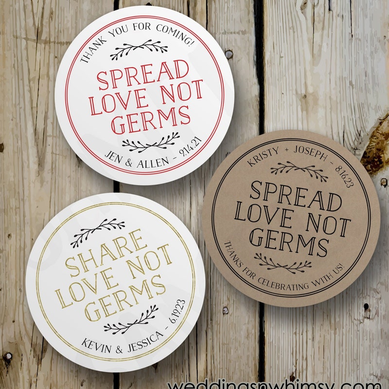 Spread Love Not Germs - Etsy