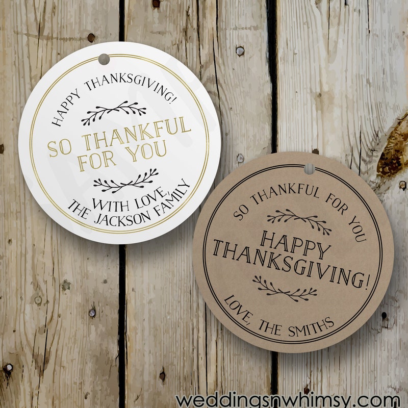 Thanksgiving Tags - Etsy