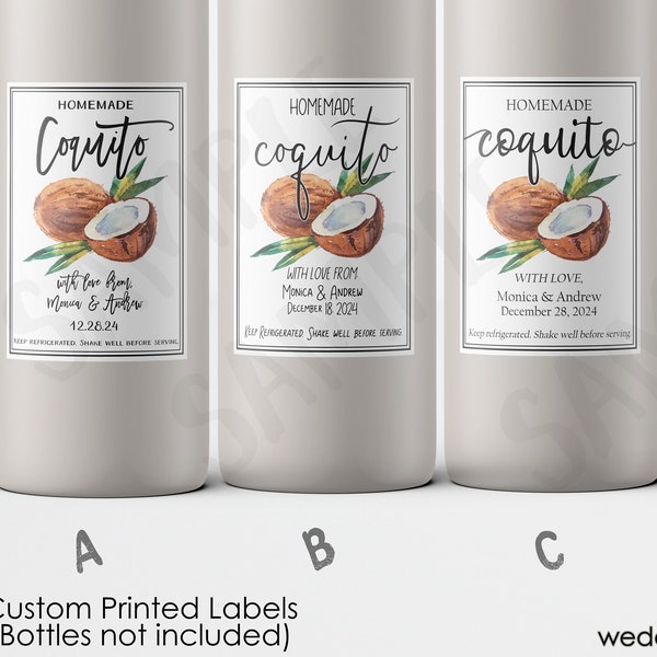 Coquito Favors - Etsy