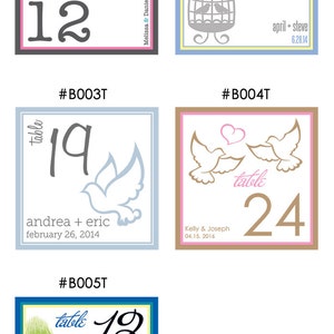 10 Custom Owl Table Numbers Personalized Wedding Table Numbers / Owl ...