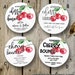 Custom Cherry Bounce Labels, Printed Cherry Liqueur Stickers ...