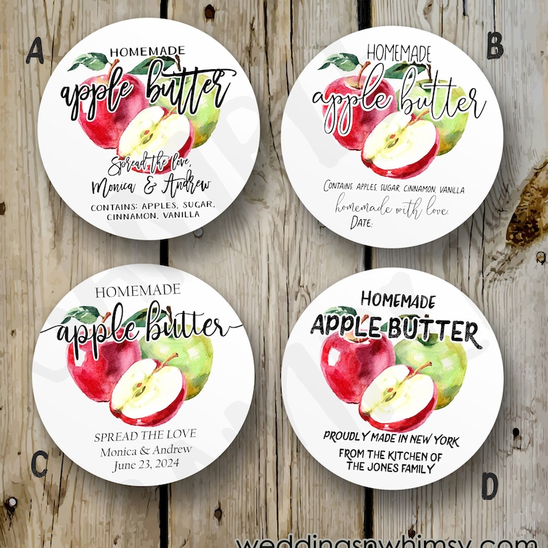 Apple Labels - Etsy