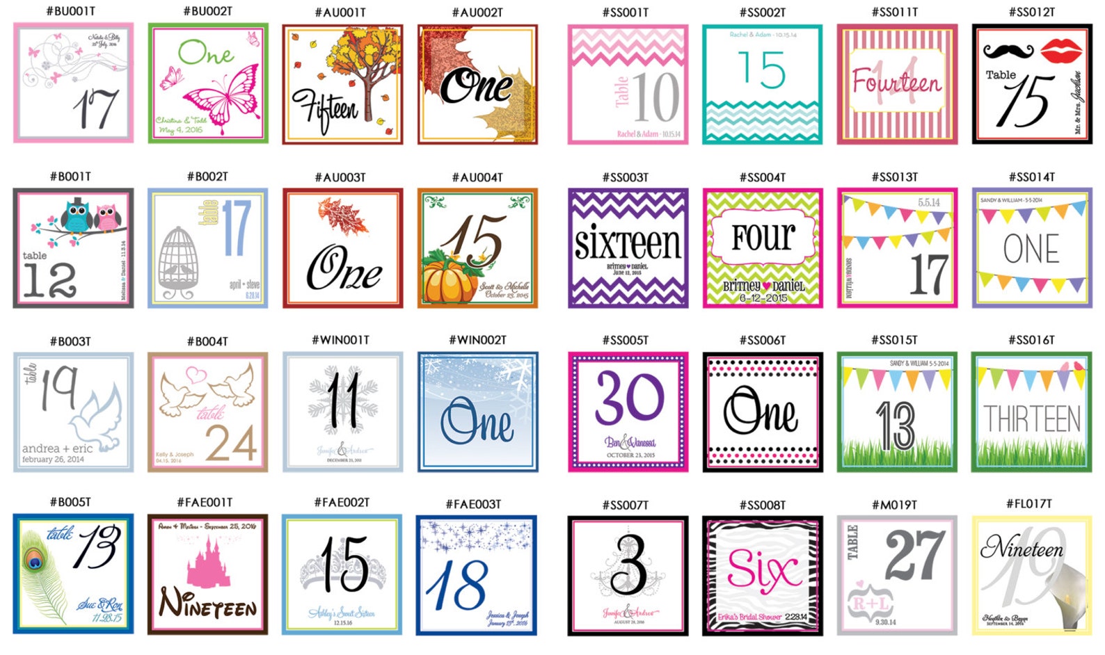 10 Custom Winter Snowflake Table Numbers Personalized Winter | Etsy