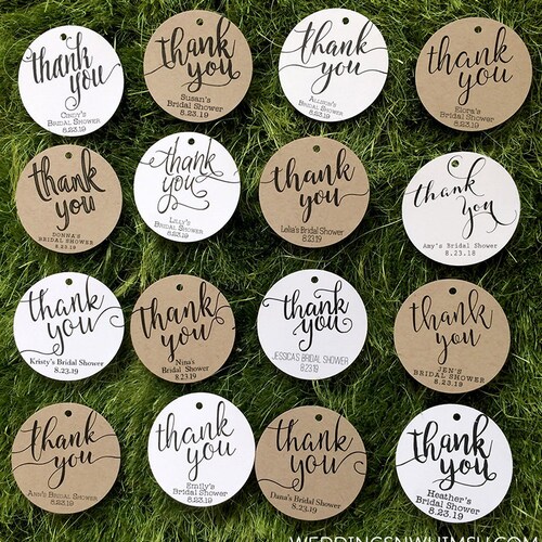 Round Thank You Stickers Floral Design Floral on Chalkboard - Etsy