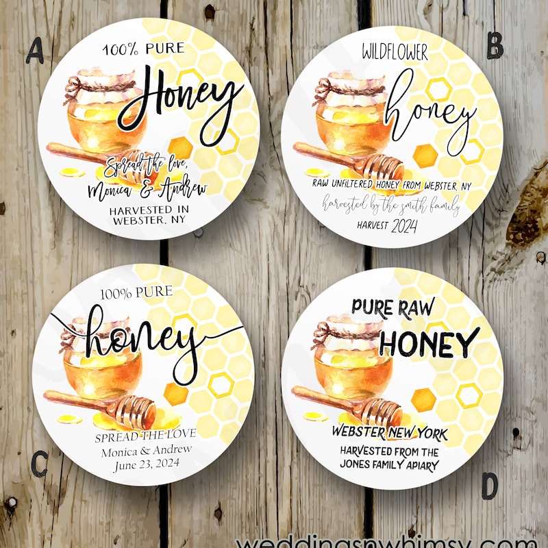 Honey Labels - Etsy