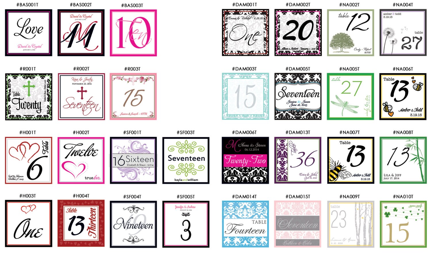 10 Custom Winter Snowflake Table Numbers Personalized Winter - Etsy