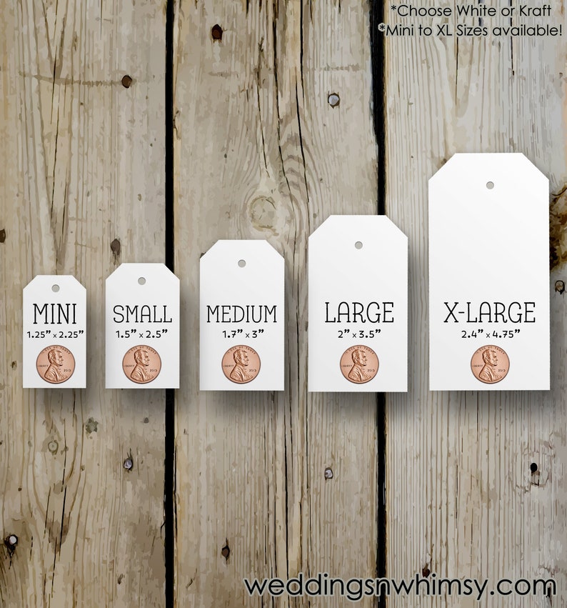 Personalized Place Card Tags Printed Custom Seating Hang - Etsy