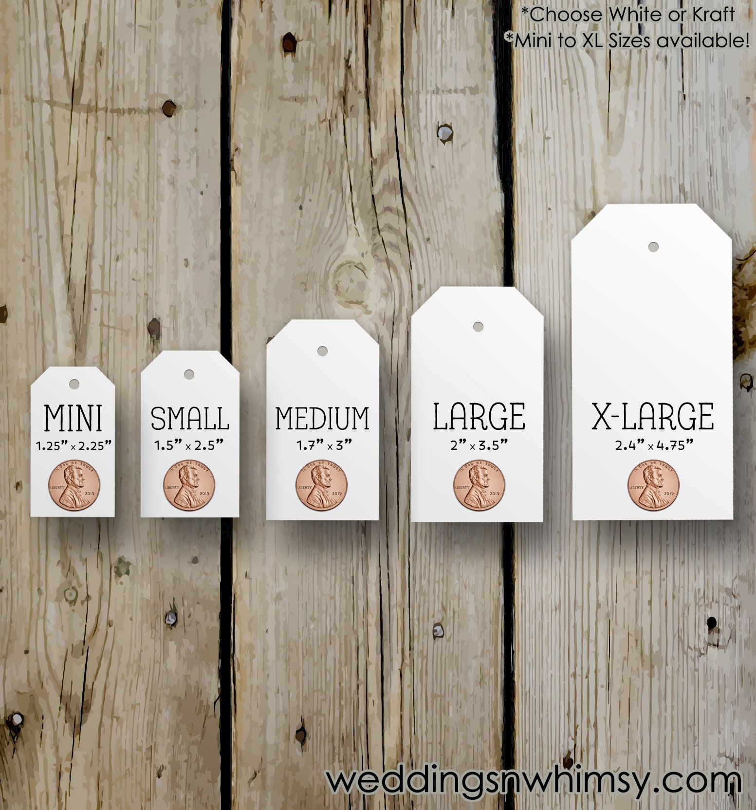Personalized Place Card Tags, Printed Custom Seating Hang Tags, Custom ...