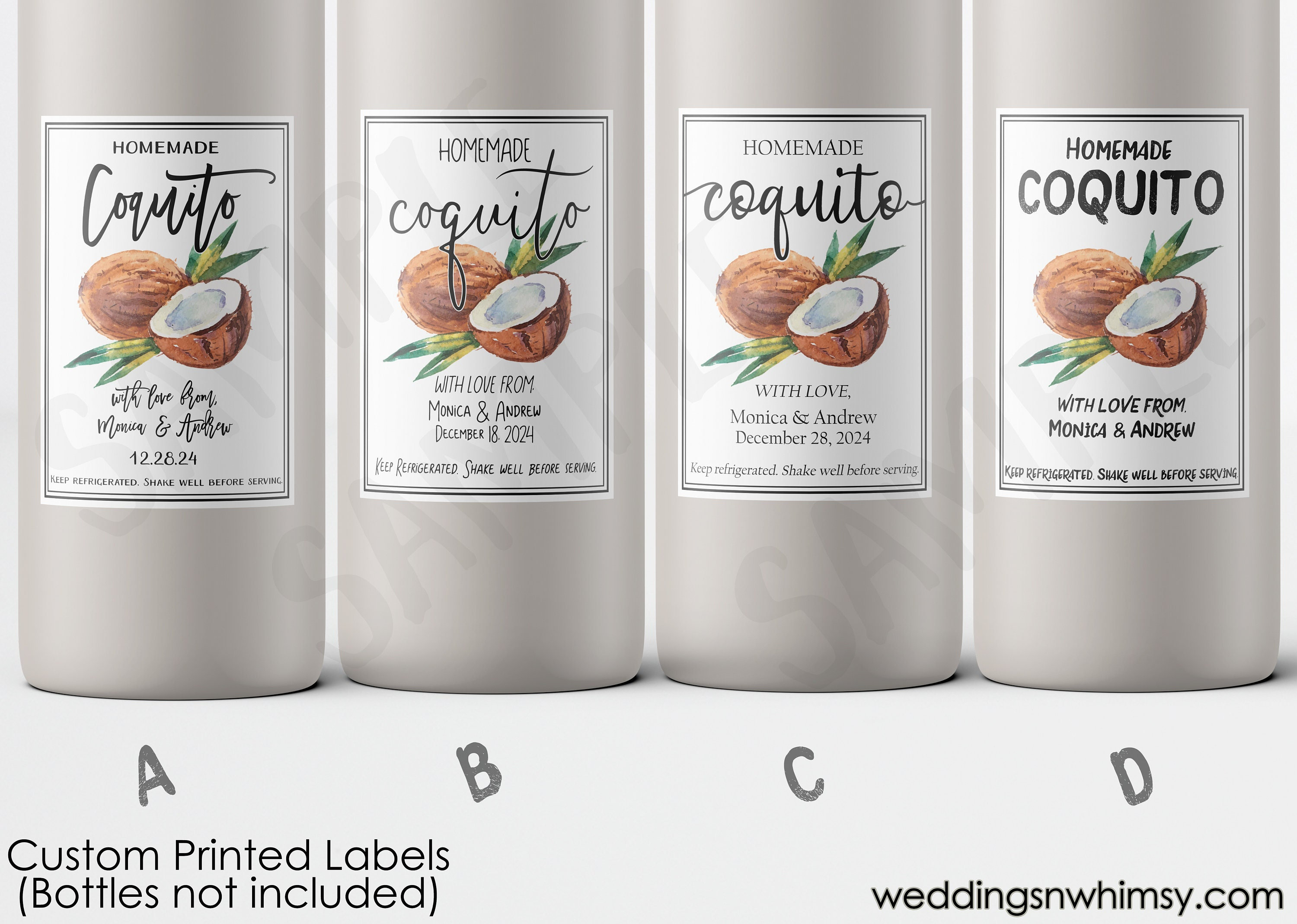 Coquito Labels