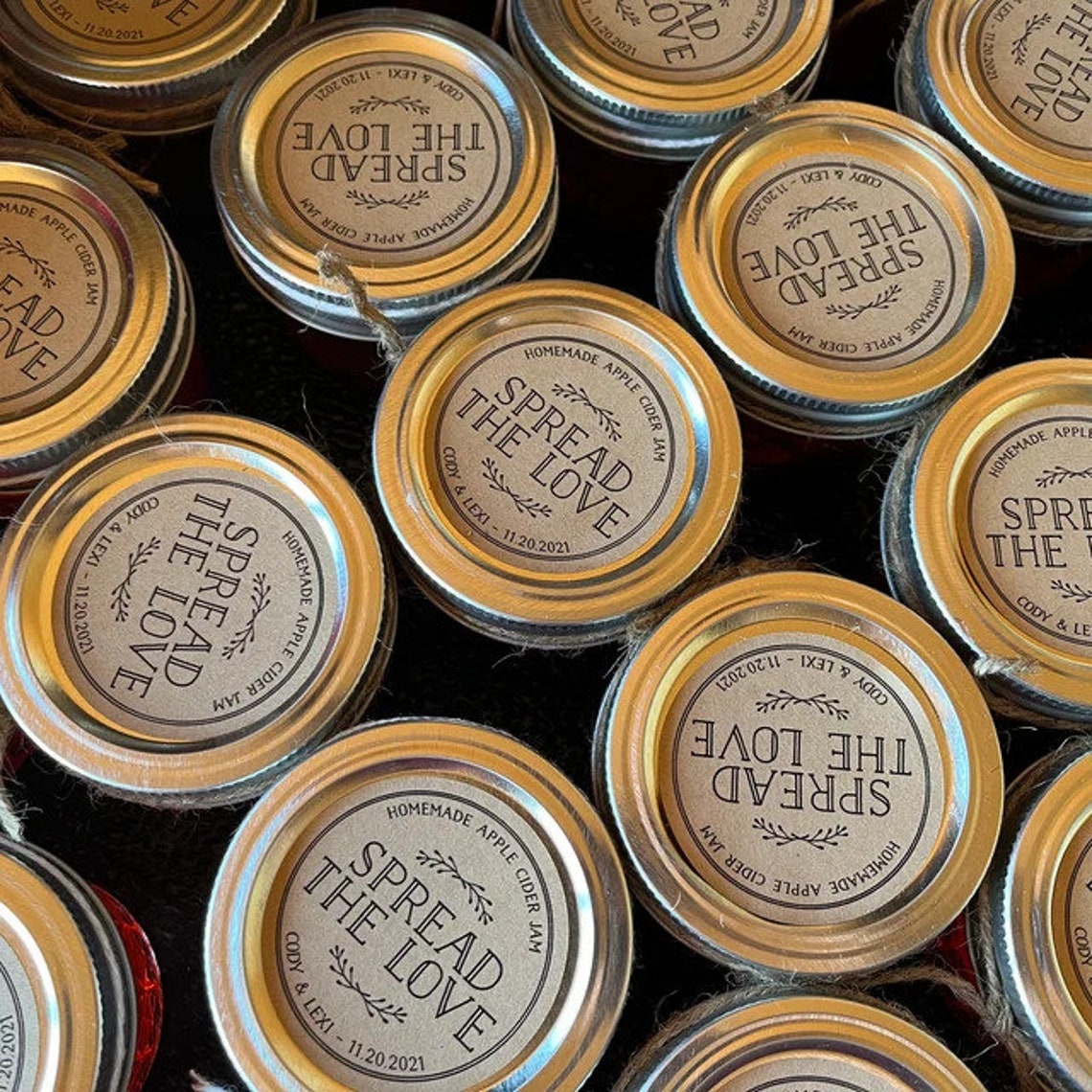Custom Jam Packed With Love Stickers Vintage Homemade Jam - Etsy