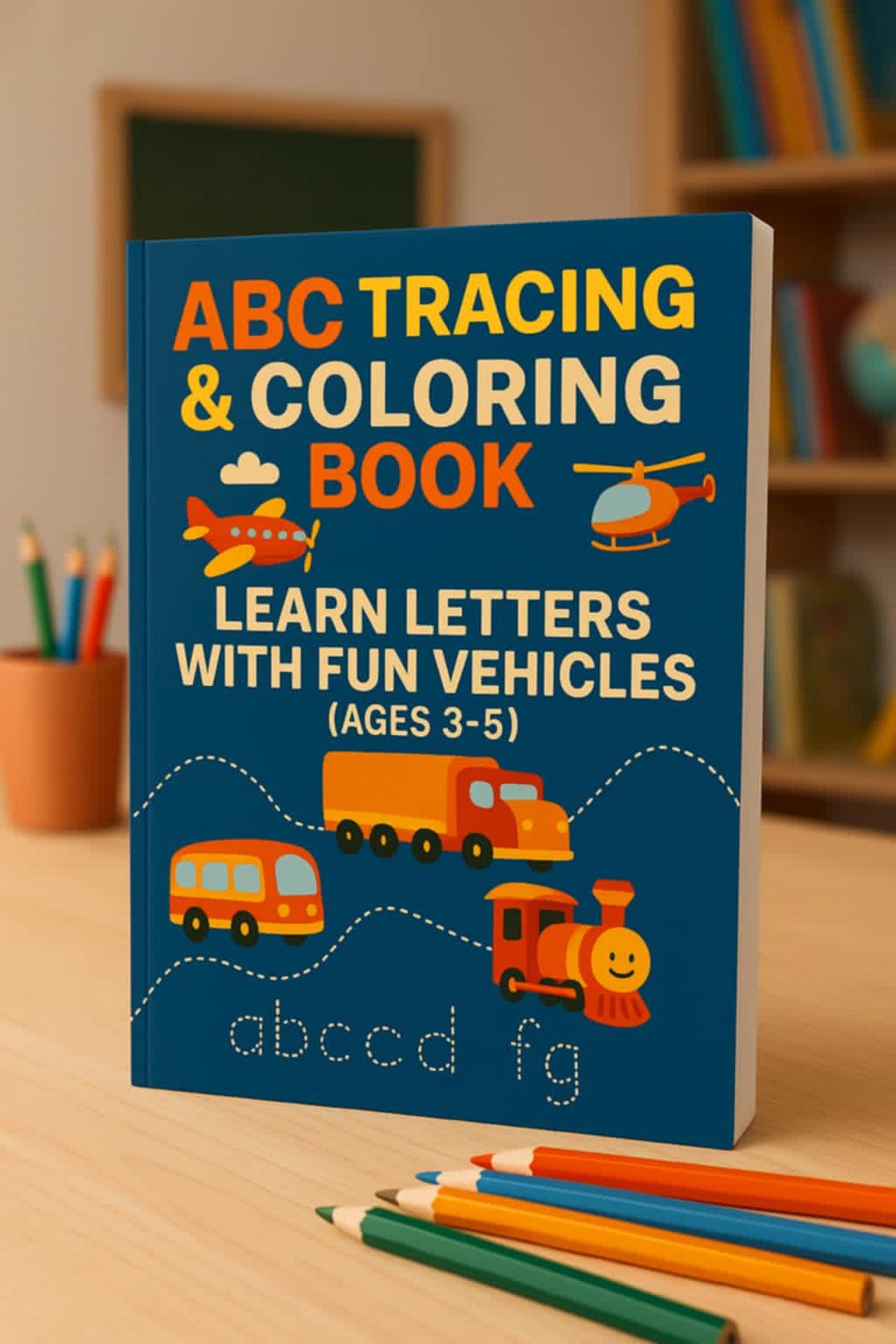 ABC Tracing & Coloring Book – Printable Alphabet Workbook for Kids | A ...