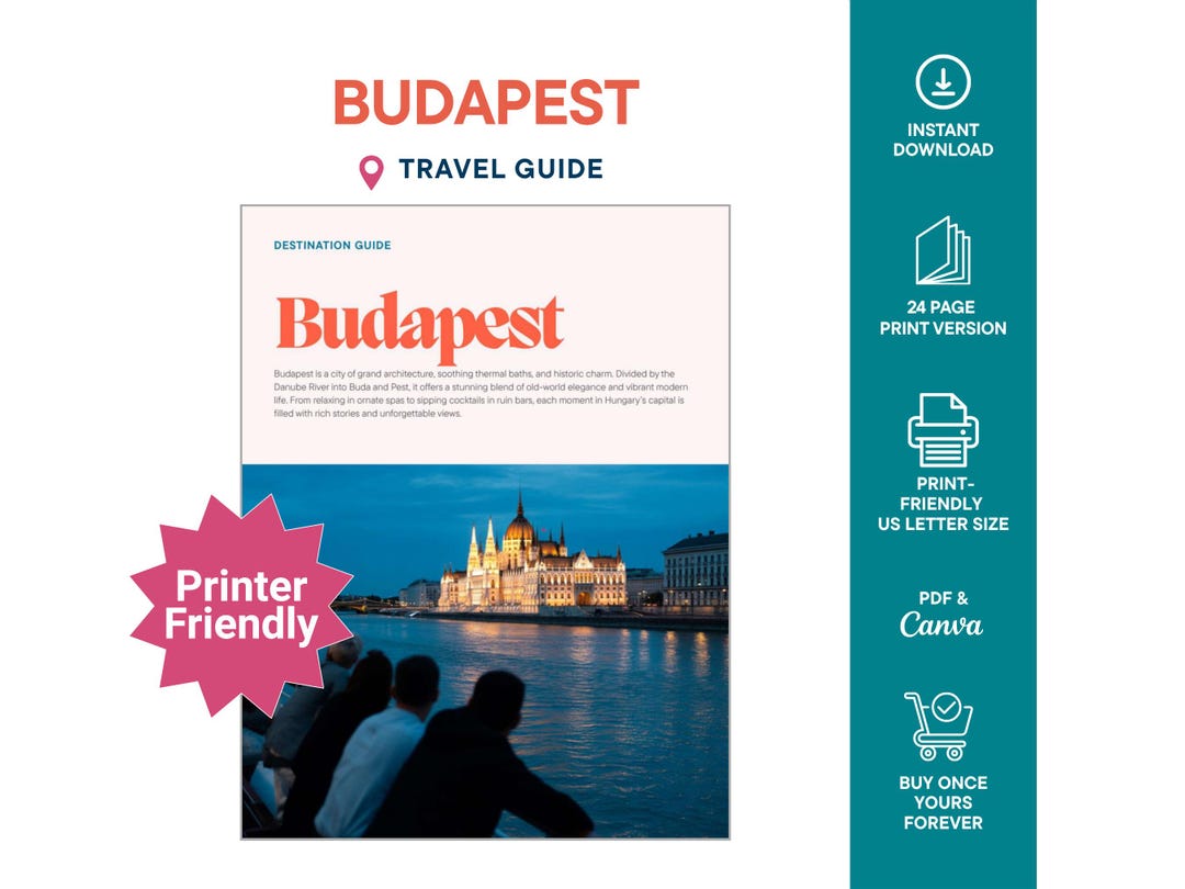 Budapest Travel Guide | Printable City Guide | Budapest Trip Planner ...