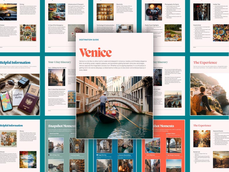 Venice Travel Guide | Printable City Guide | Italy Vacation Planner ...