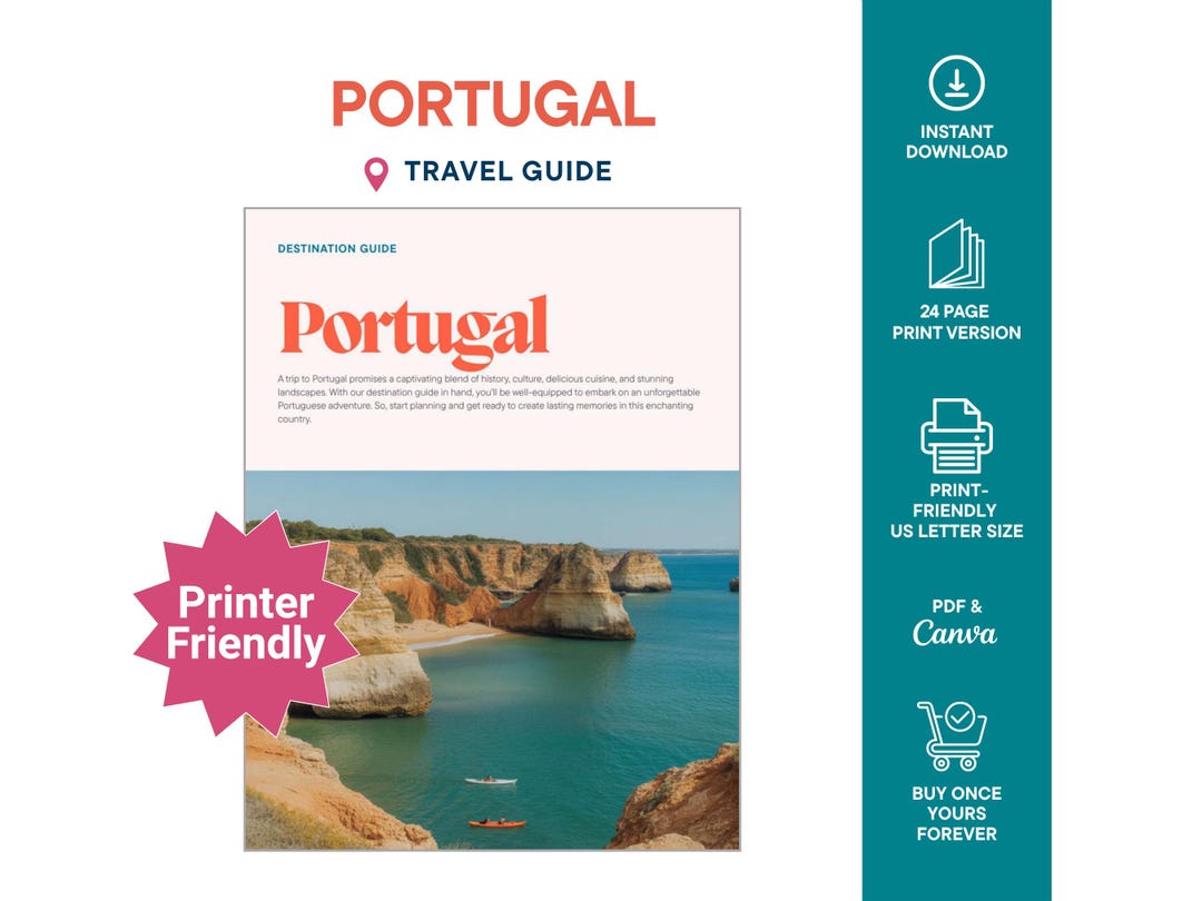 Portugal Travel Guide | Printable Itinerary | Portugal Trip Planner ...
