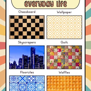 Types of Patterns Classroom Poster (english) - Etsy