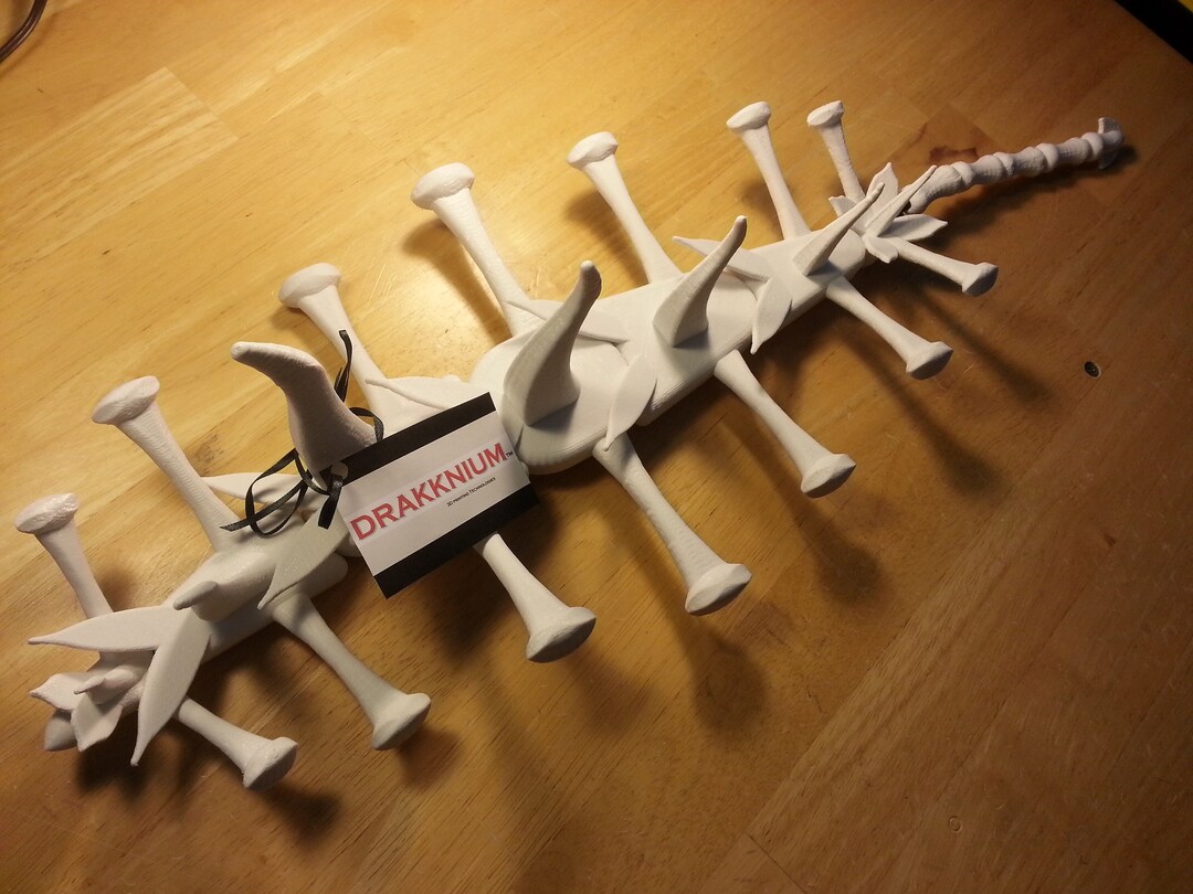 Dragon Spines 3D Printed in White and Ready for Paint or - Etsy