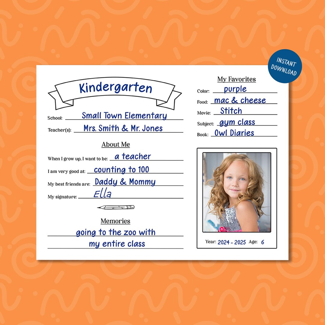Printable School Memory Box Folder Cover Page, School Keepsake Box ...