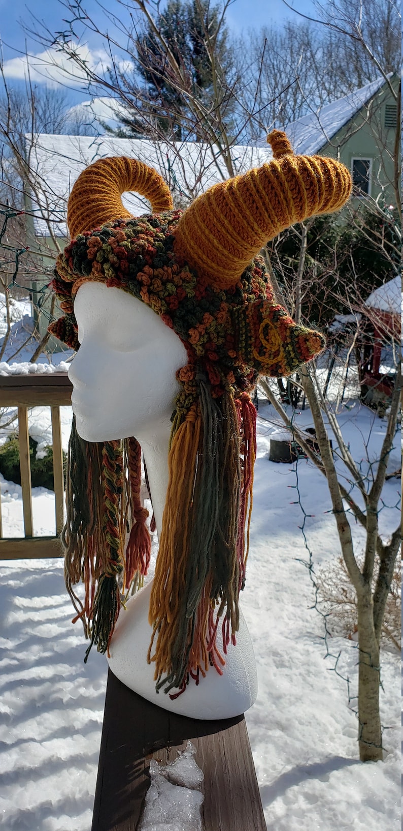 Krampus Hat - Etsy