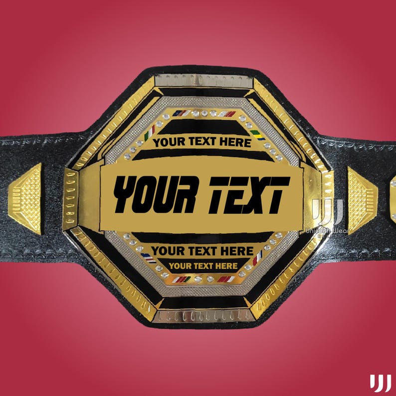 Custom UFC Legacy MMA Championship Belt – Personalized Fighting Title ...
