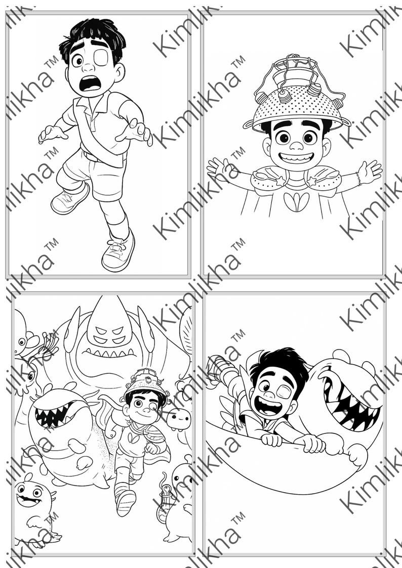 Elio Movie Coloring Pages, 20+ Kids Activity (digital PDF) - Etsy