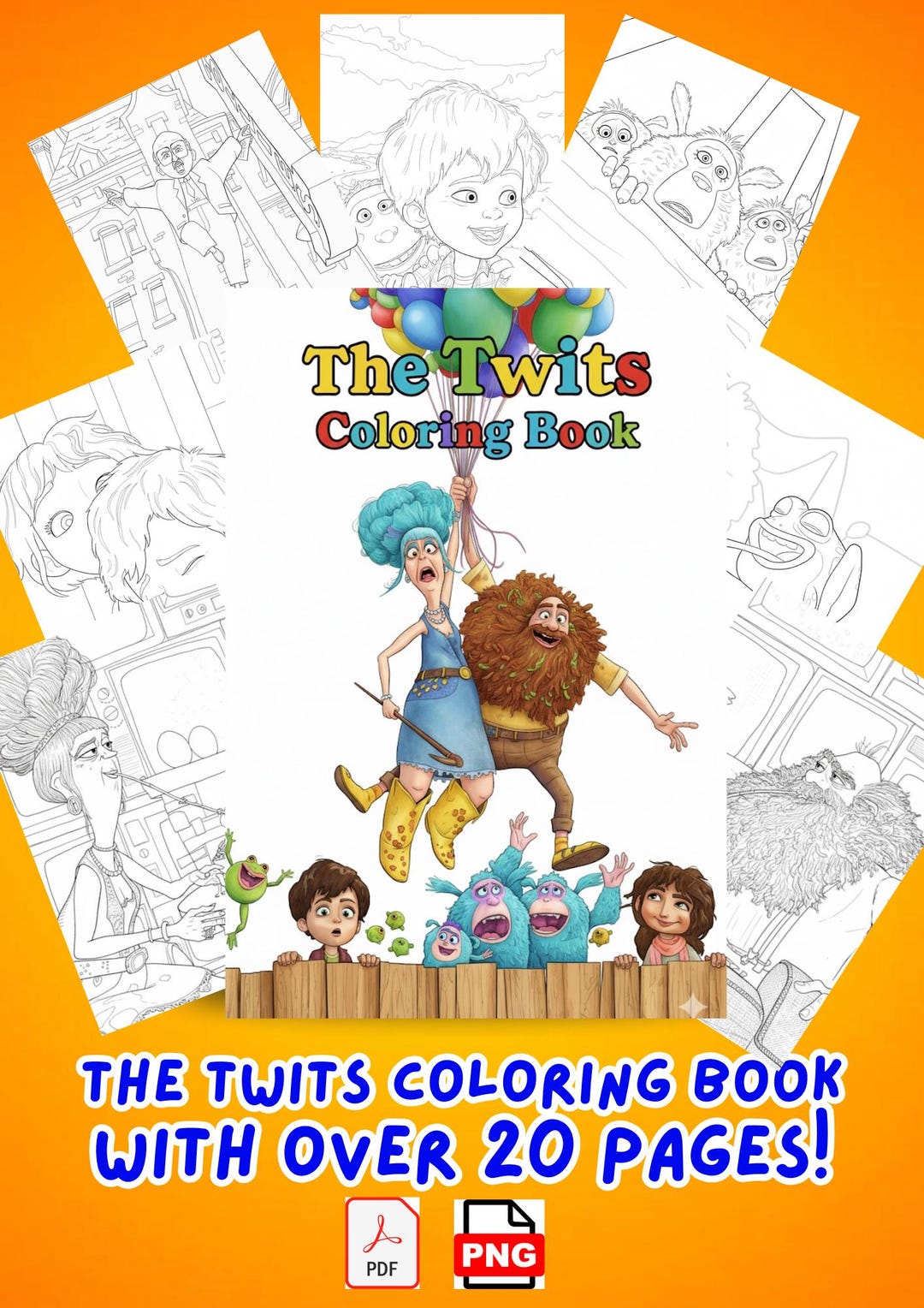 The Twits NETFLIX 2025 20+ Coloring Pages, Elio Movie, Coloring Pages ...